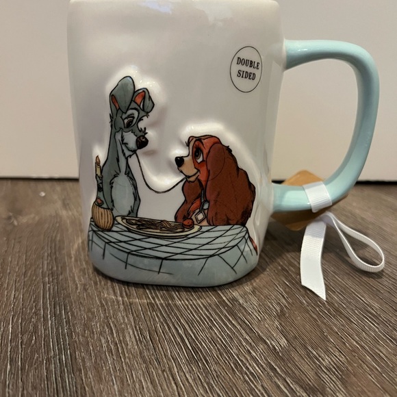 Rae Dunn | Dining | Disney Lady And The Tramp Puppy Love Mug Blue And ...